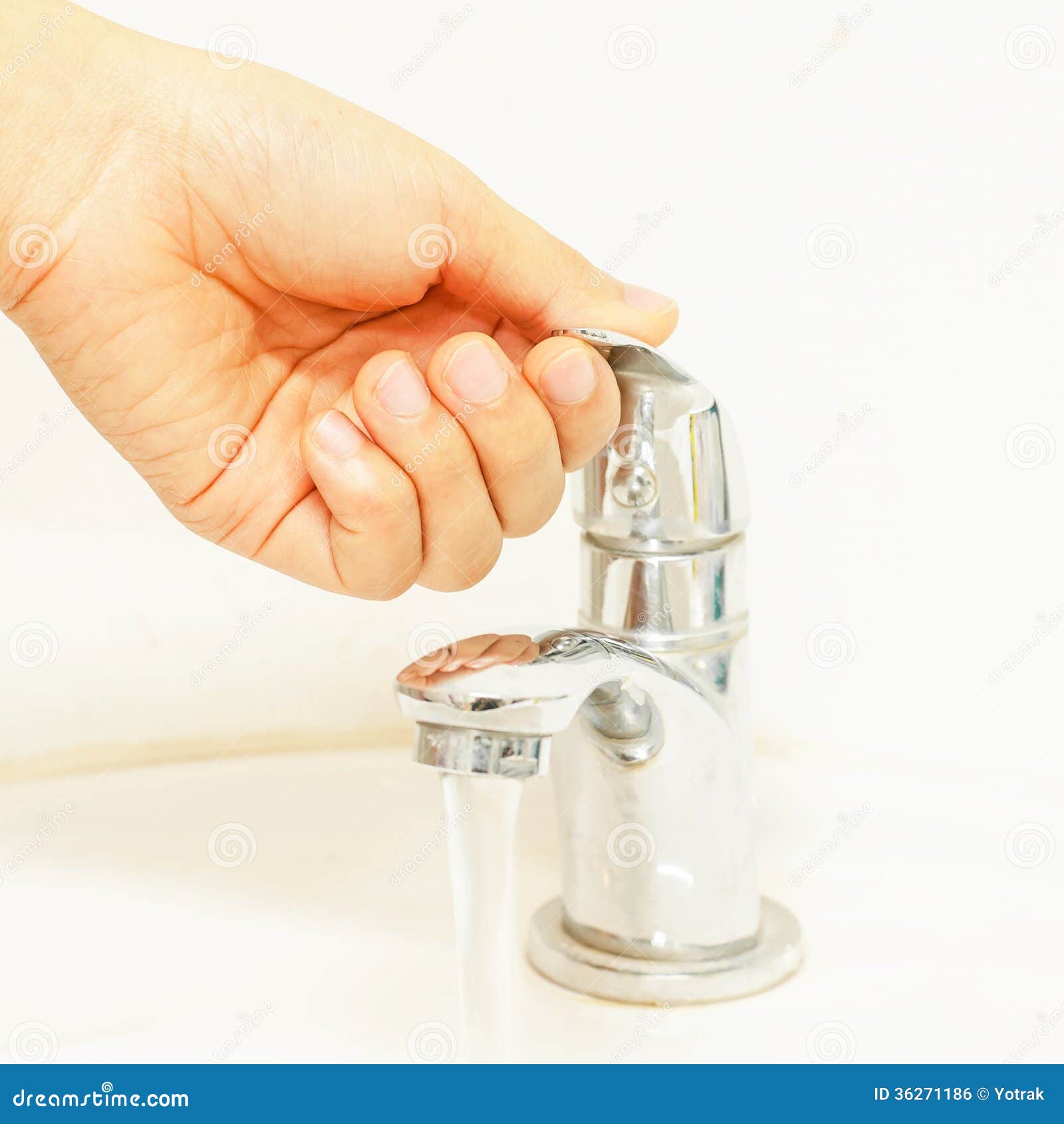 Water saving stock photo. Image of twist, safe, hand - 36271186