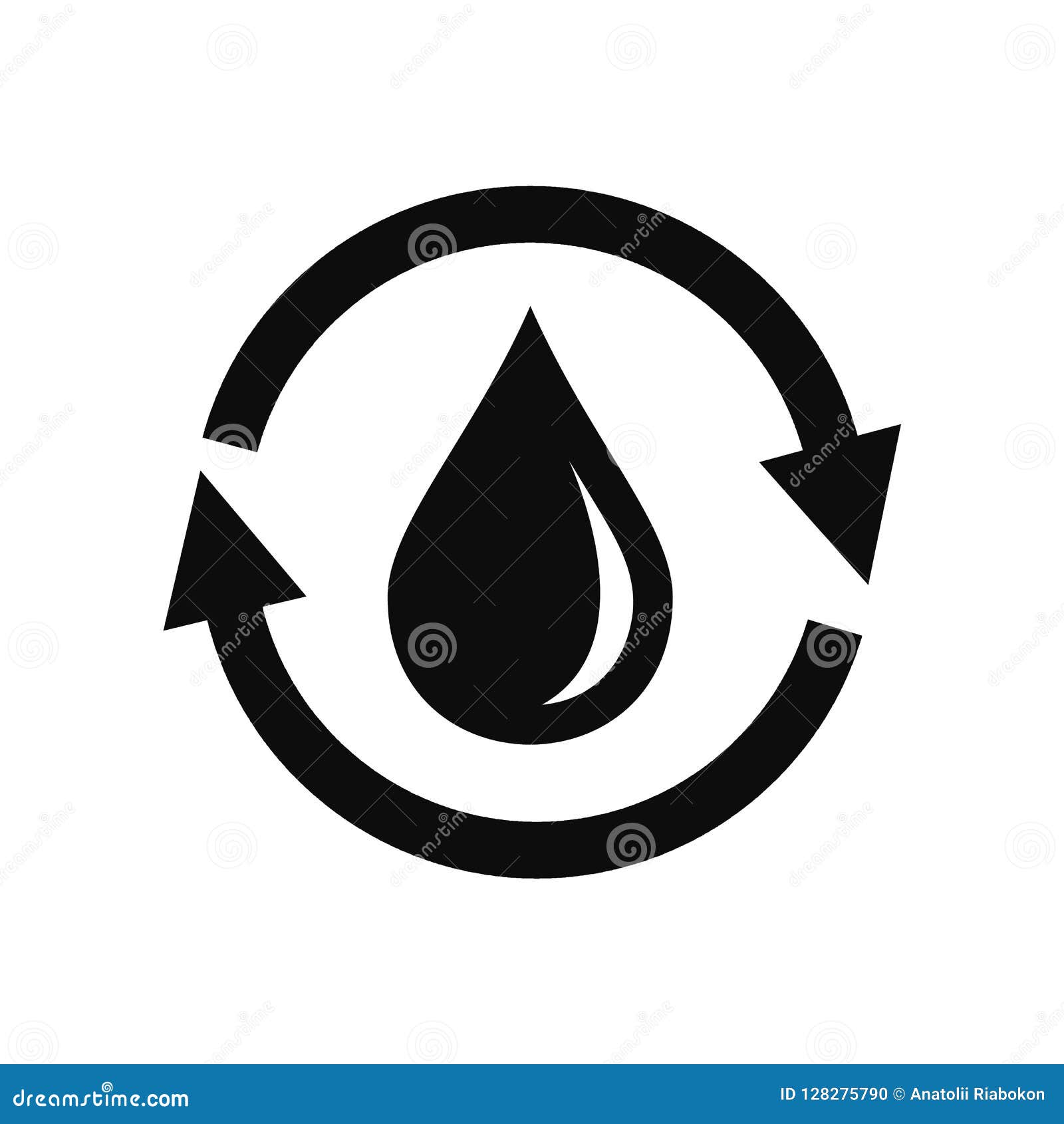 Water Saving Icon, Simple Style Stock Vector - Illustration of design ...