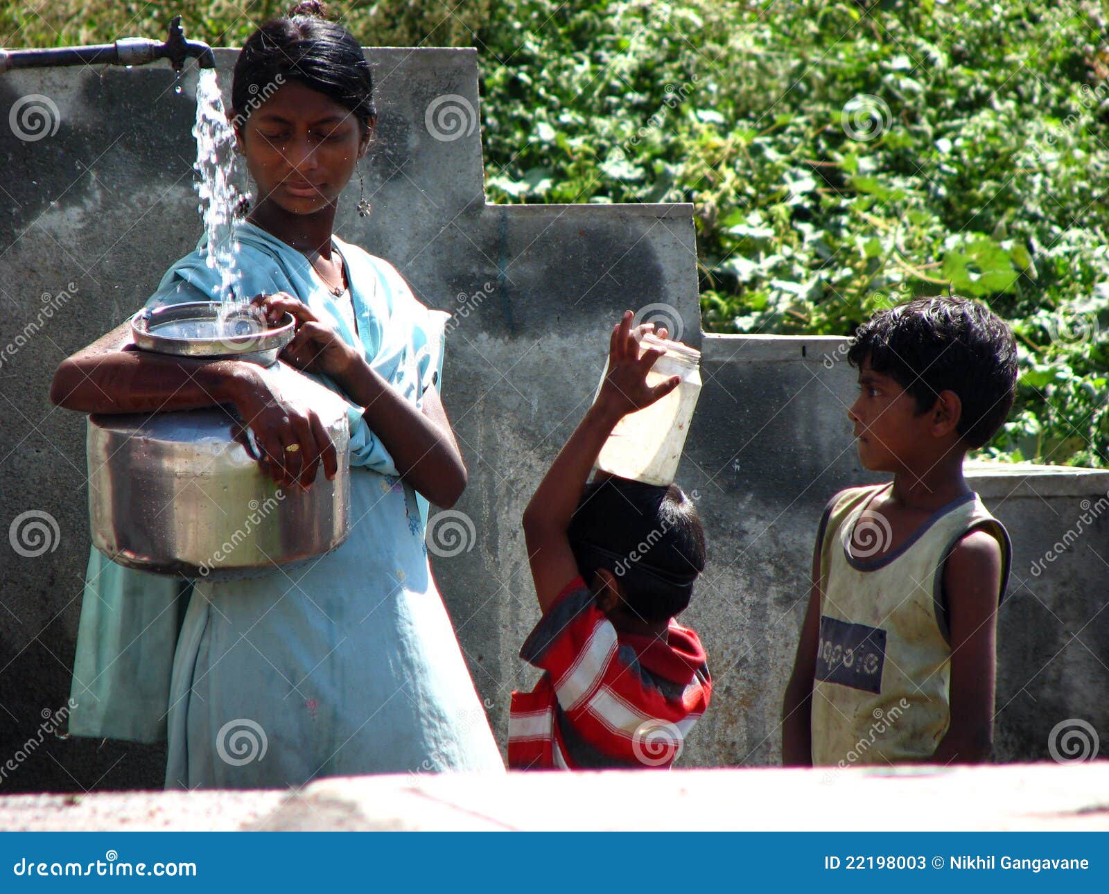 Water Scarcity editorial stock photo. Image of women - 22198003