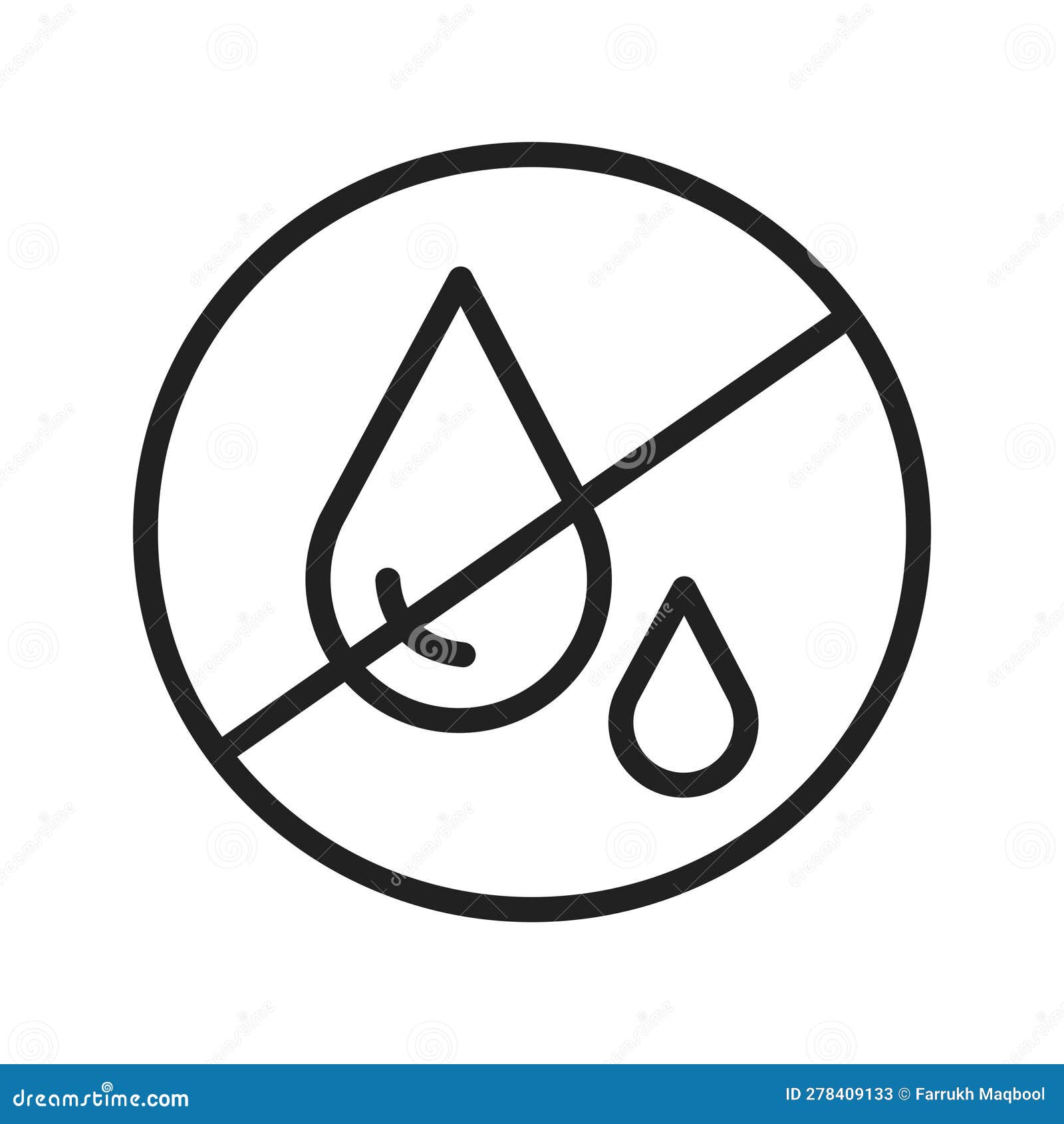Water Scarcity Icon Vector Image. Stock Vector - Illustration of ...