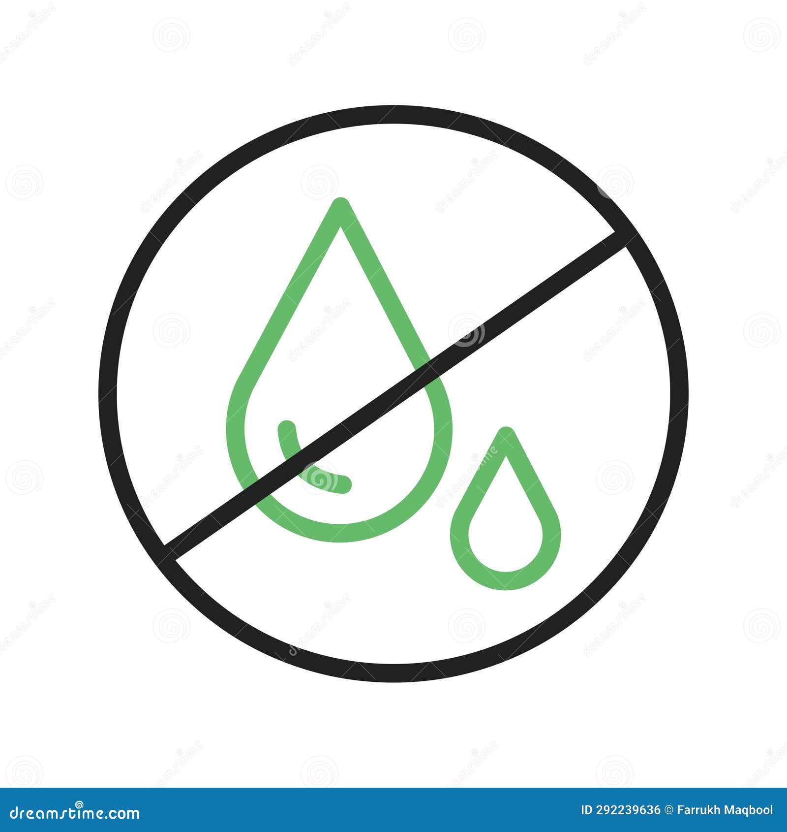 Water Scarcity Icon Vector Image. Stock Vector - Illustration of trash ...
