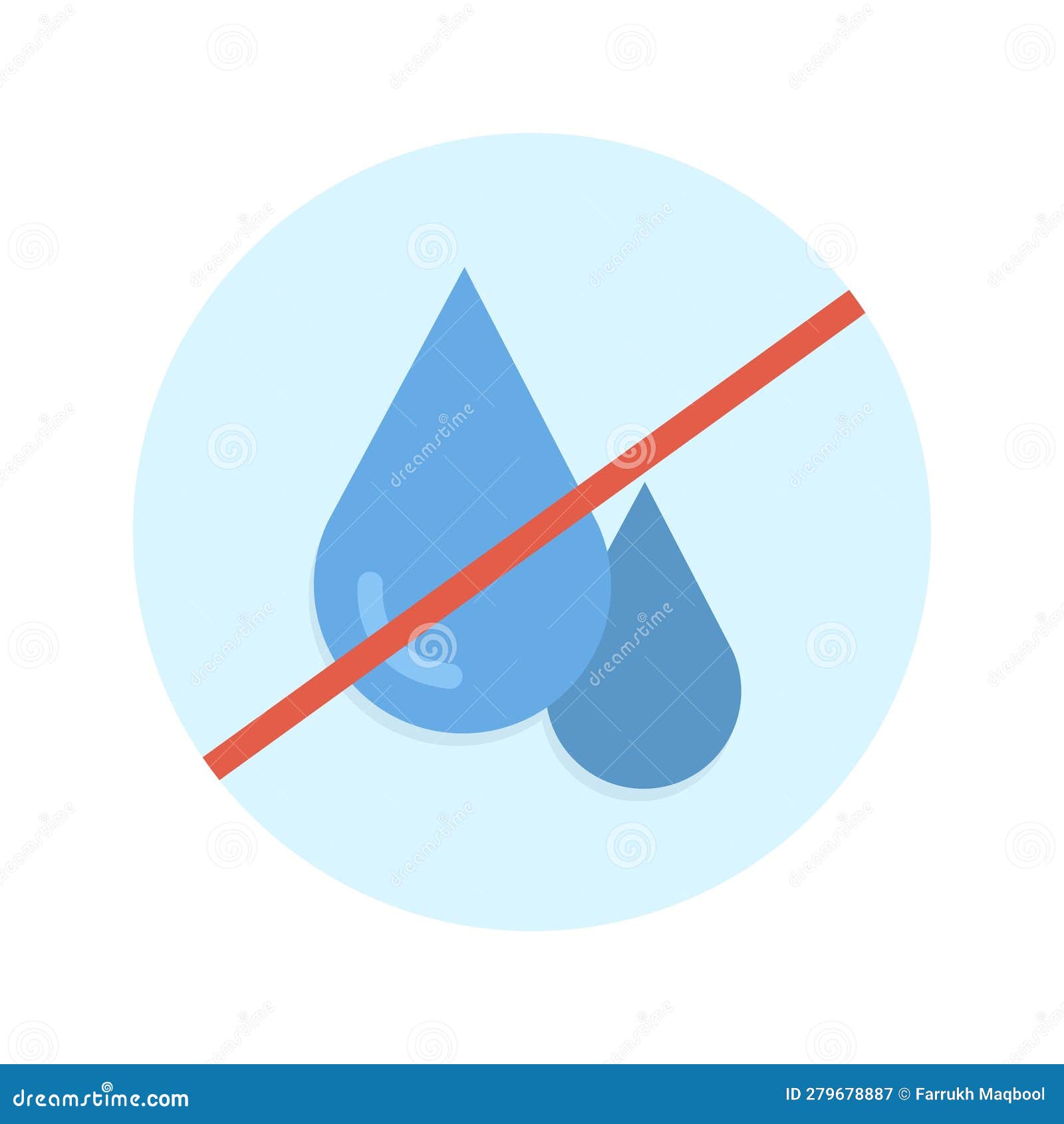 Water Scarcity Icon Vector Image. Stock Vector - Illustration of ...