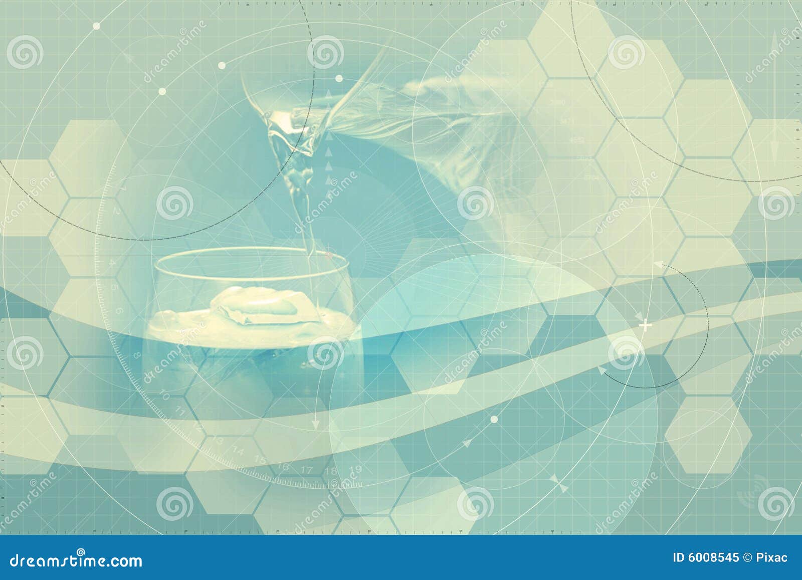 Water science stock illustration. Illustration of examine - 6008545