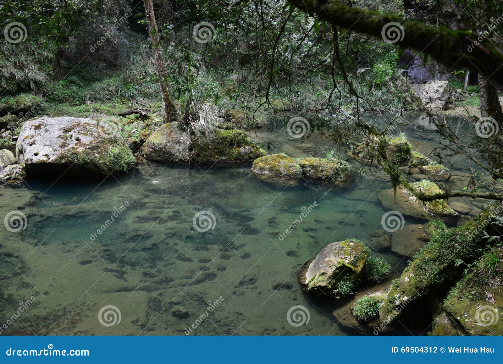 Water Seethed Under the Falls . Stock Photo - Image of banish ...