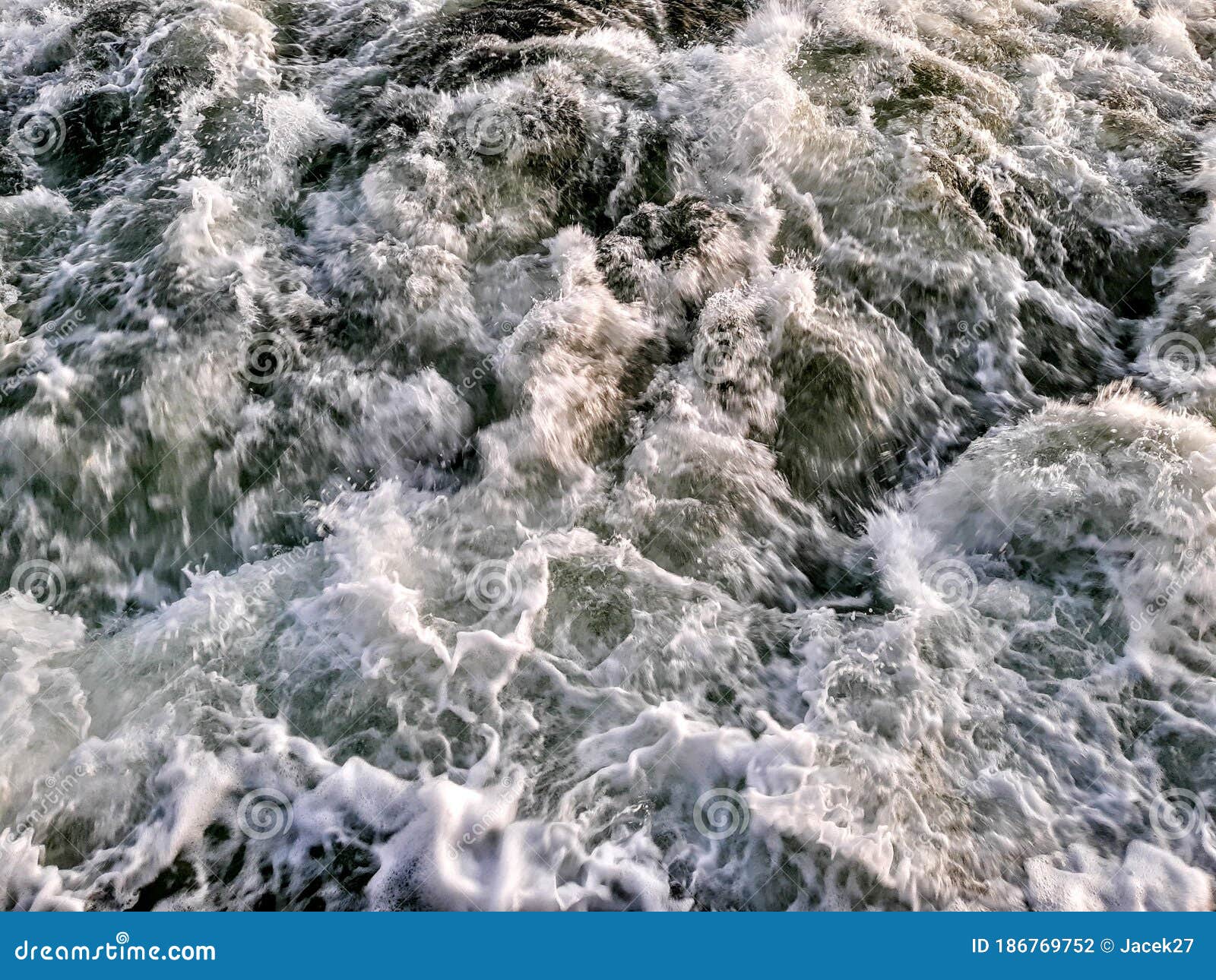 Water Seethes and Splashes stock photo. Image of environment - 186769752