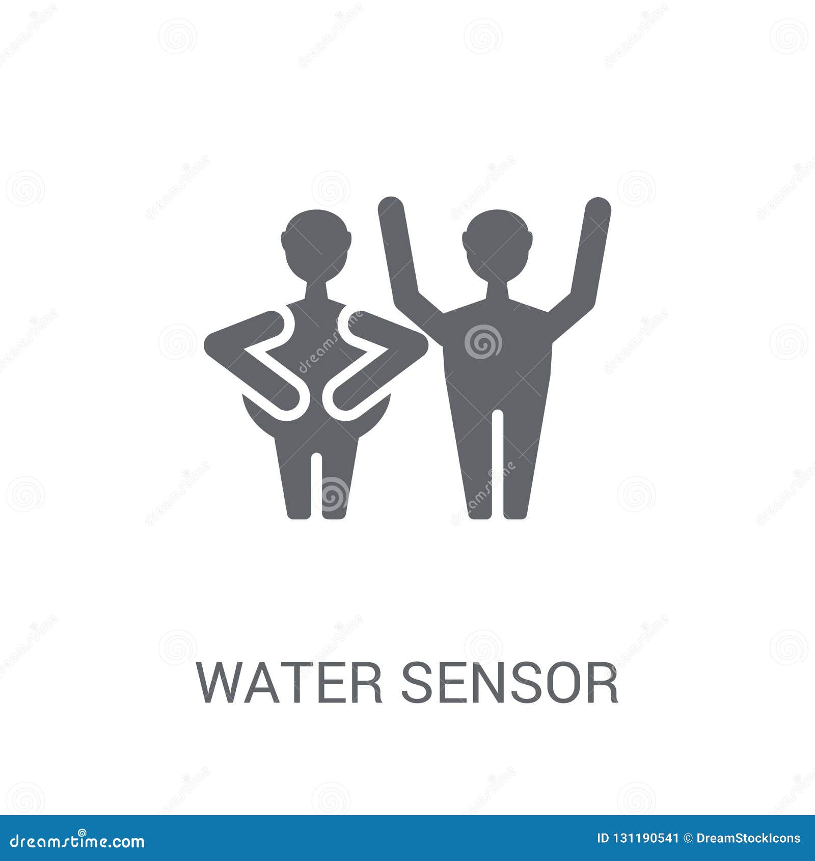 Water Sensor Icon. Trendy Water Sensor Logo Concept on White Background ...