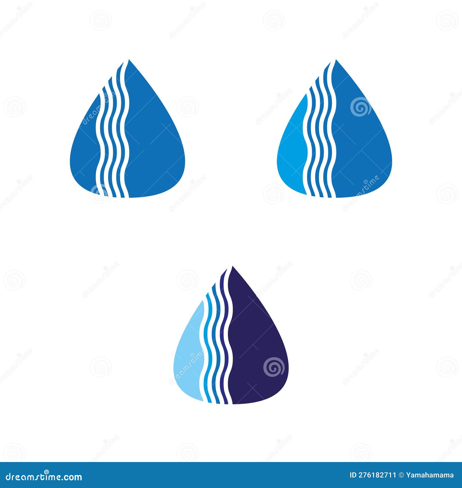 Water 15 stock vector. Illustration of icon, blue, drop - 276182711