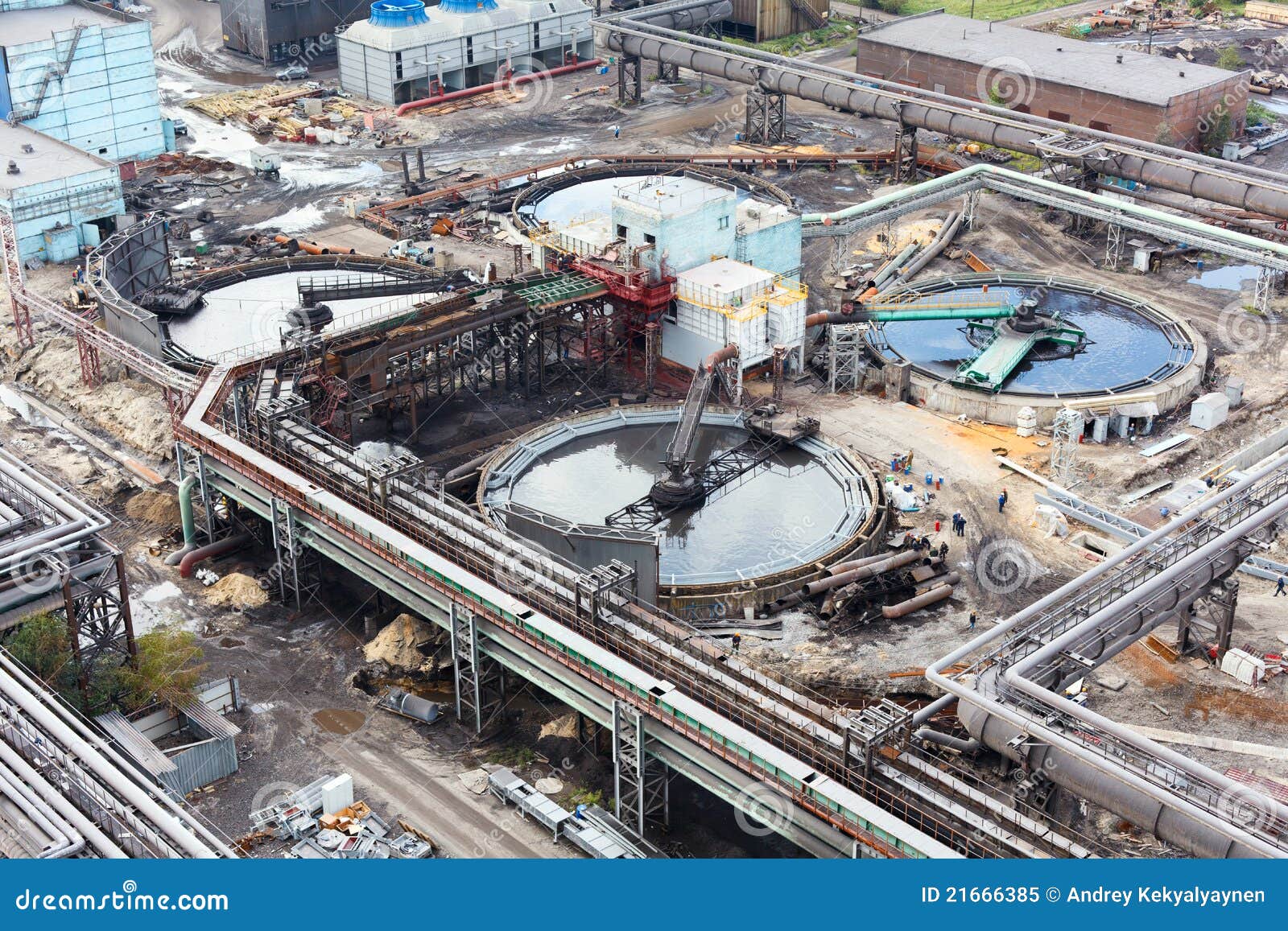 Water Or Sewage Pipes On The Street Reconstruction Site For New ...