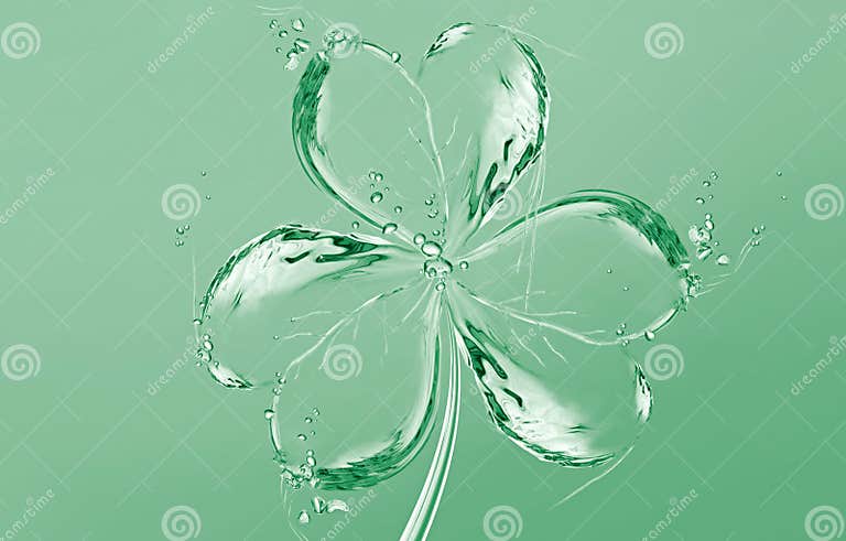 Water Shamrock stock photo. Image of petal, christianity - 8372330