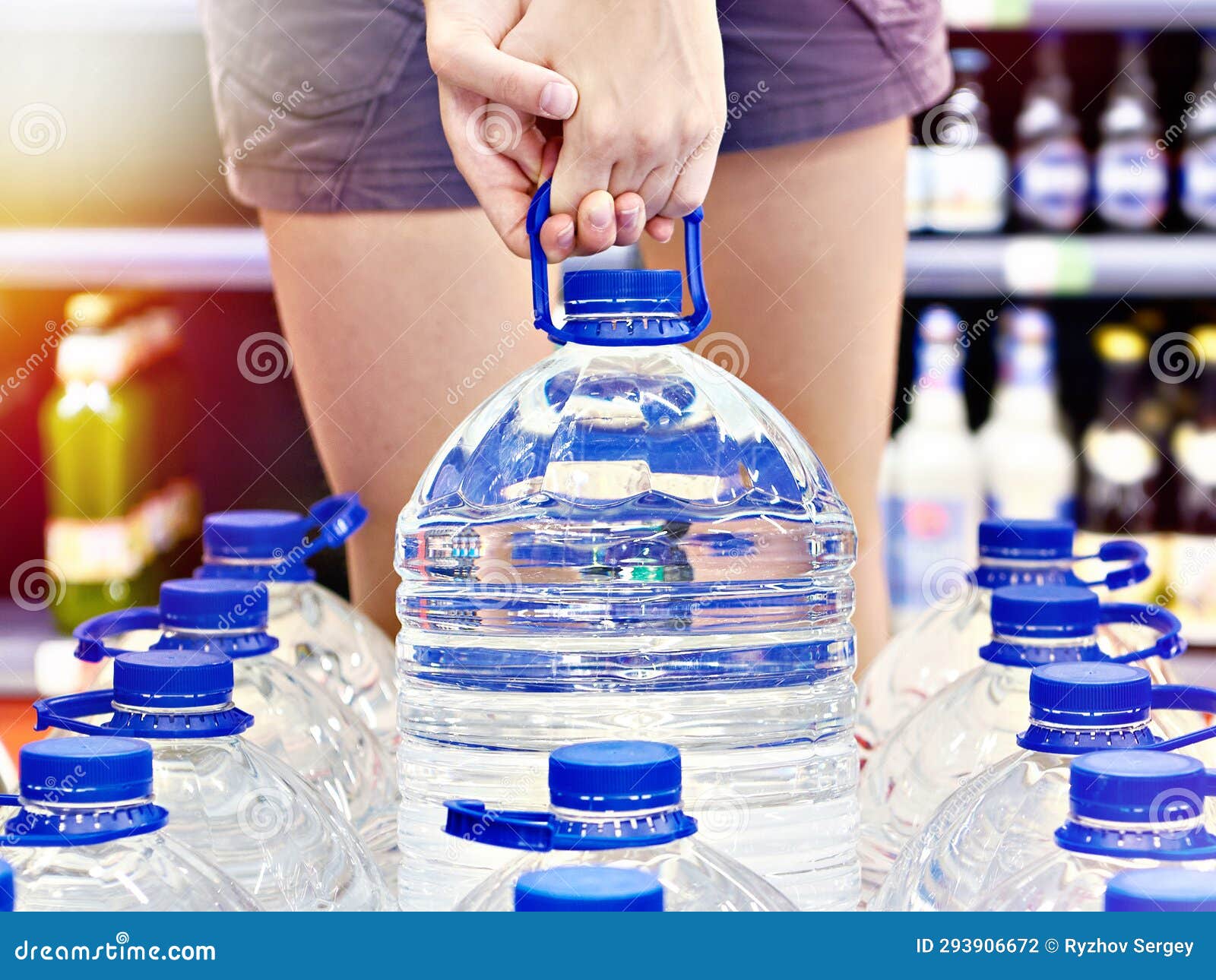 Water in shop stock photo. Image of people, nutrition - 293906672