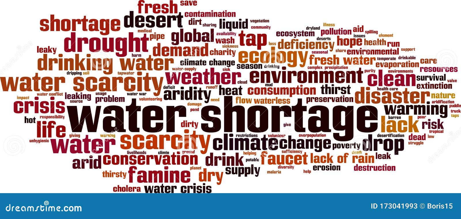 Water Shortage Warning Sign Cartoon Vector | CartoonDealer.com #187697865