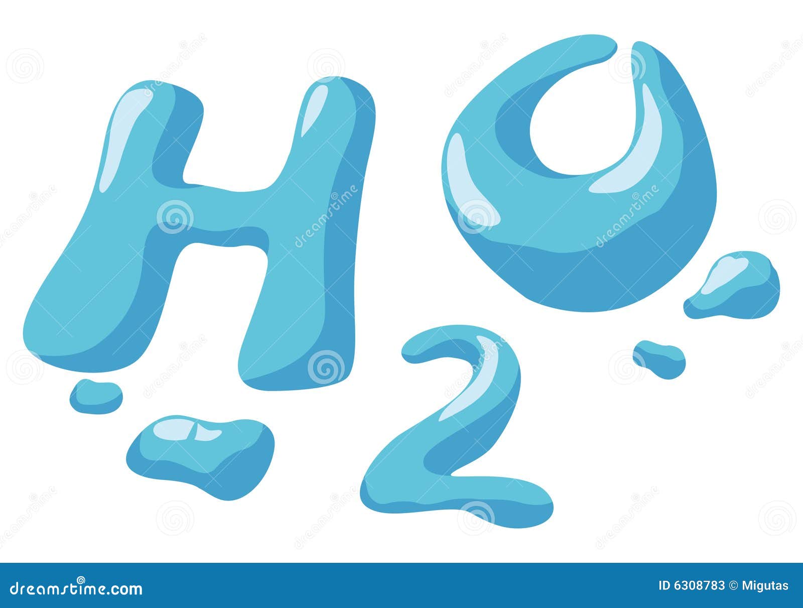 Water sign stock vector. Illustration of refreshing, hygiene - 6308783