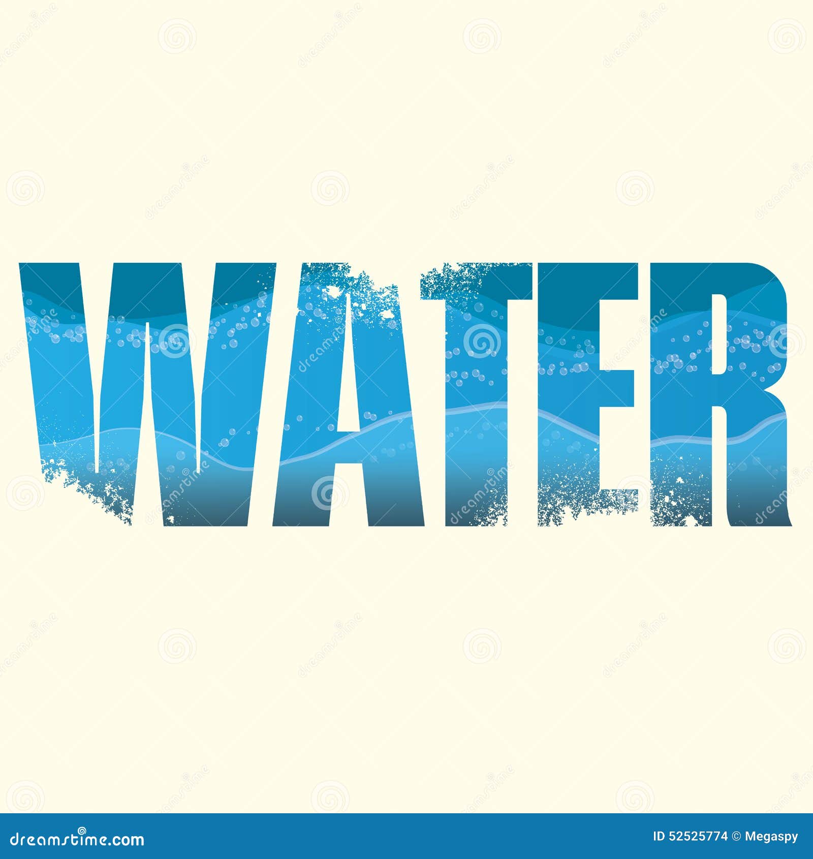 Water sign stock vector. Illustration of double, sign - 52525774