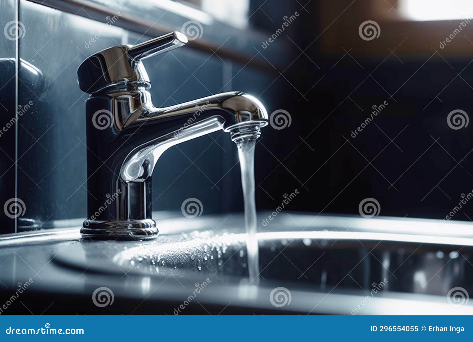 Water and Sink, Increasing the Price for Water. Stock Image - Image of ...