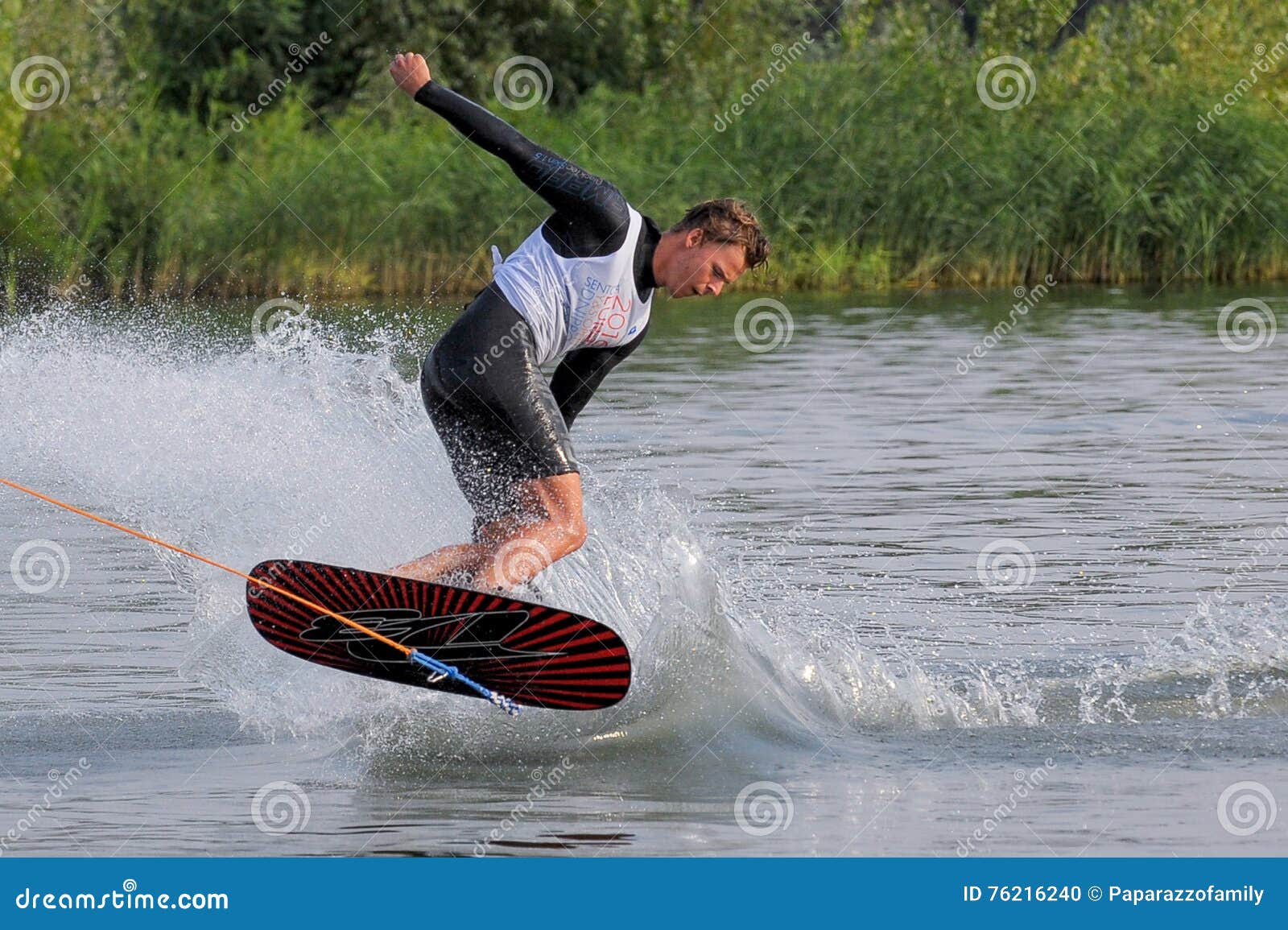 Water ski editorial image. Image of slalom, jacket, water - 76216240