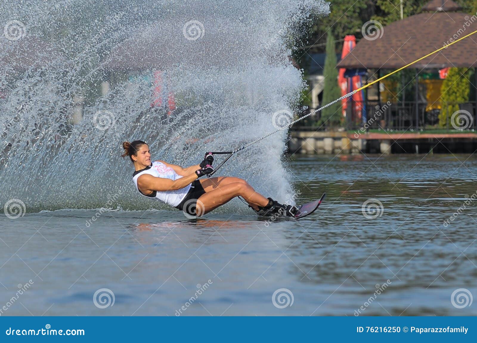 Water ski editorial image. Image of effort, outdoors - 76216250