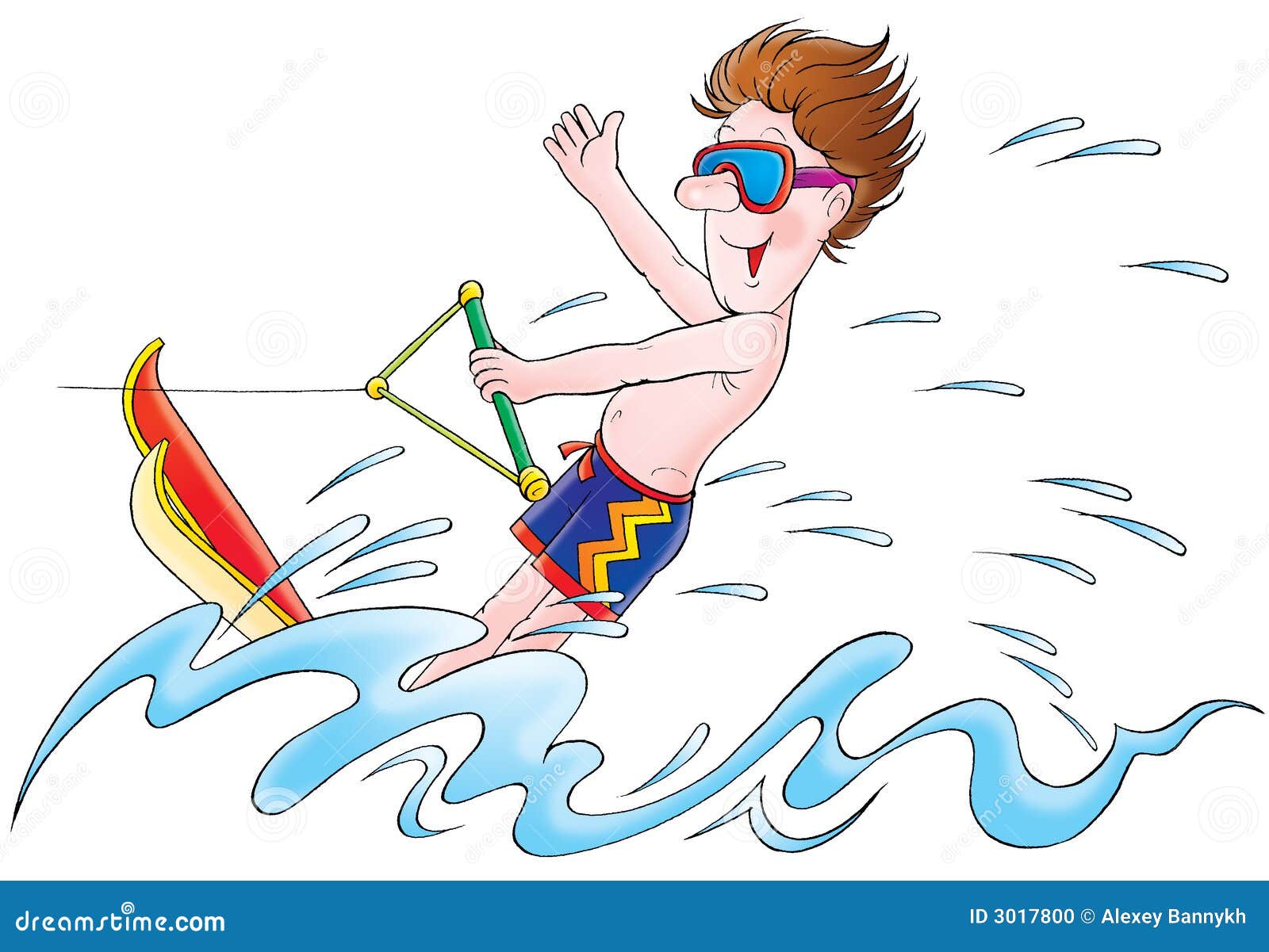 Water Skier stock illustration. Illustration of beach - 3017800 Water Skier stock illustration. Illustration of beach - 3017800