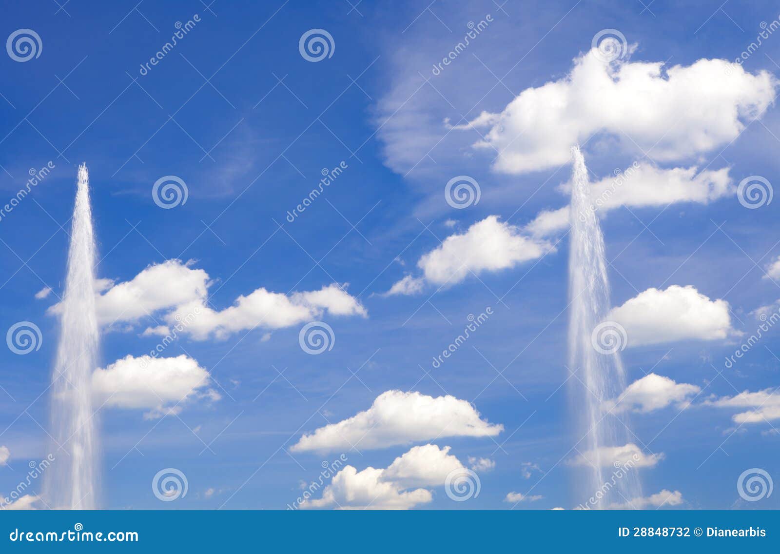 Water and Sky stock photo. Image of water, liquid, fountain - 28848732