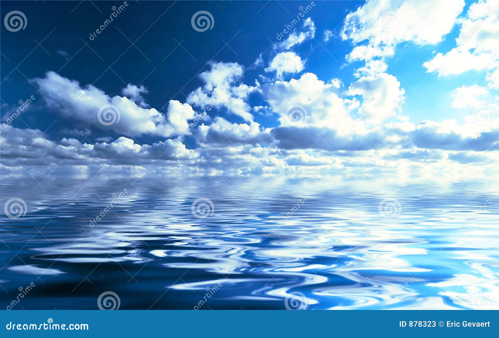 Water and sky stock image. Image of fresh, summer, reflection - 878323
