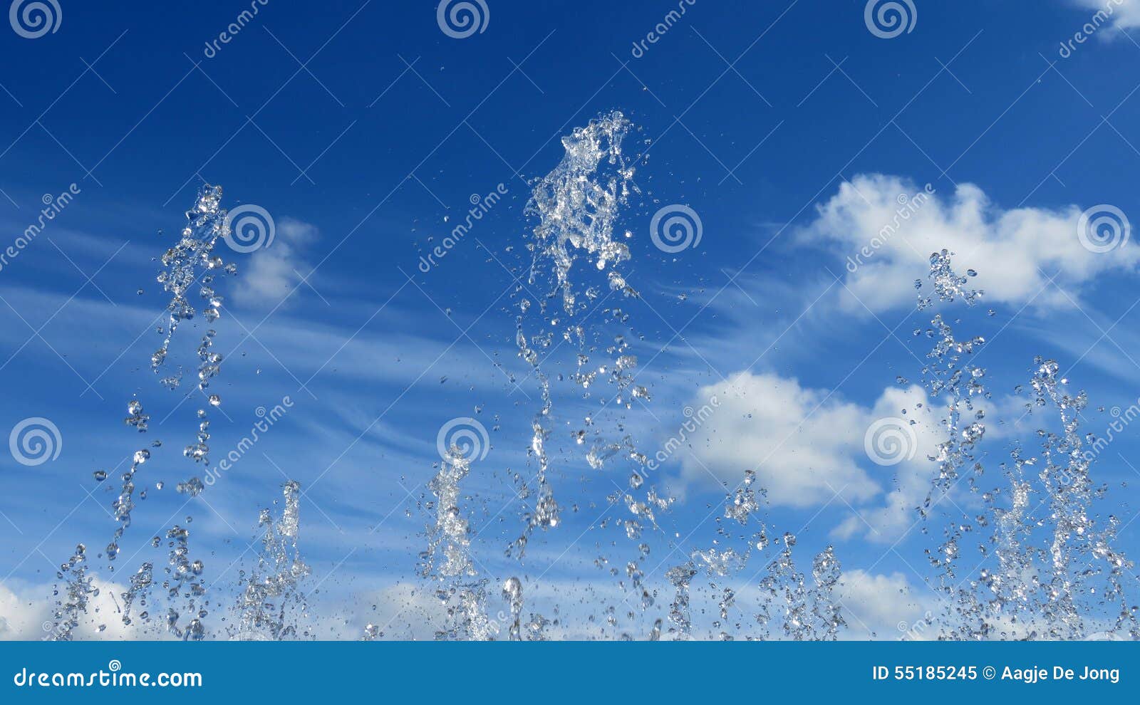 Water in the sky stock image. Image of fountain, drops - 55185245