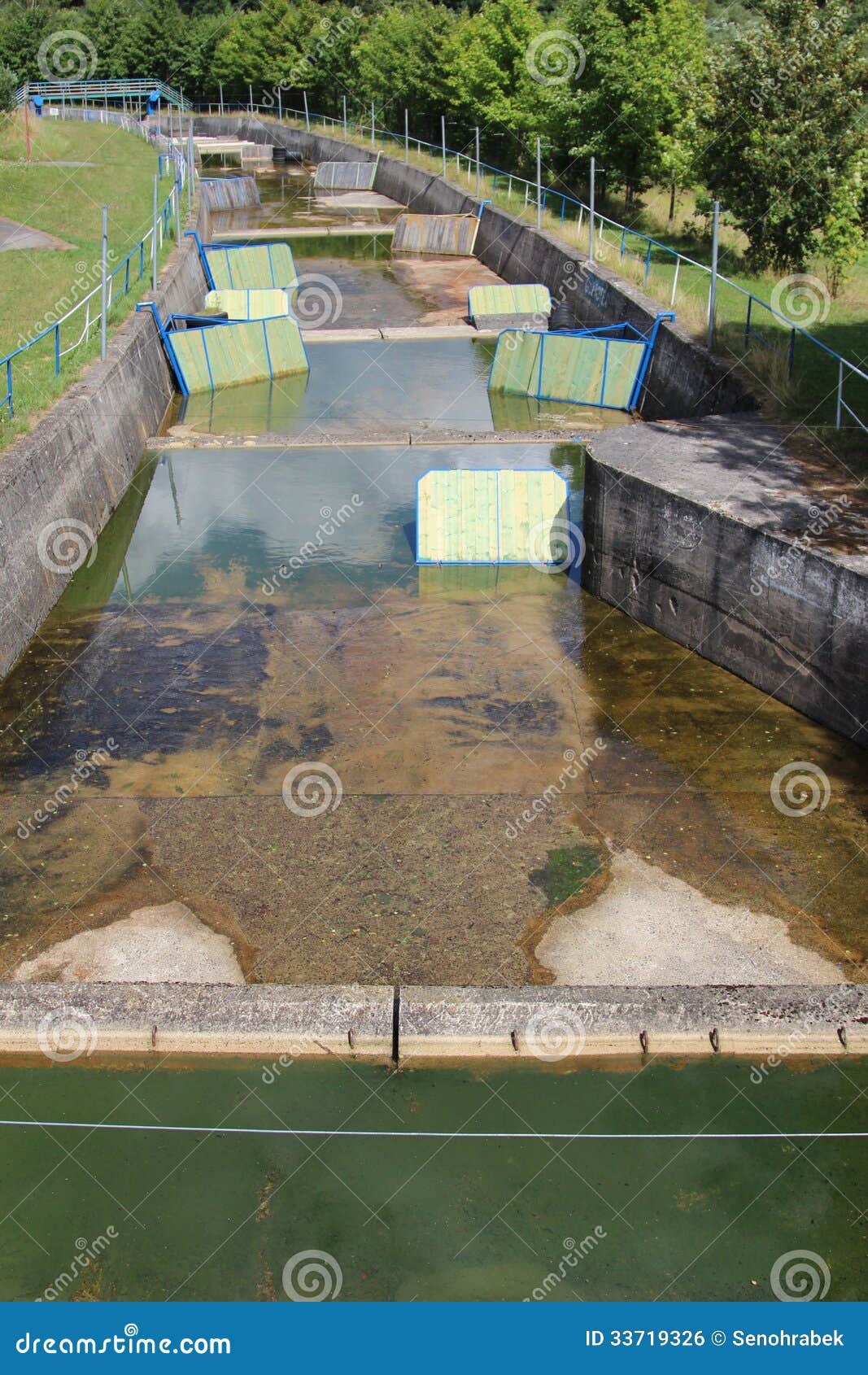Water slalom course stock photo. Image of boat, canoe - 33719326
