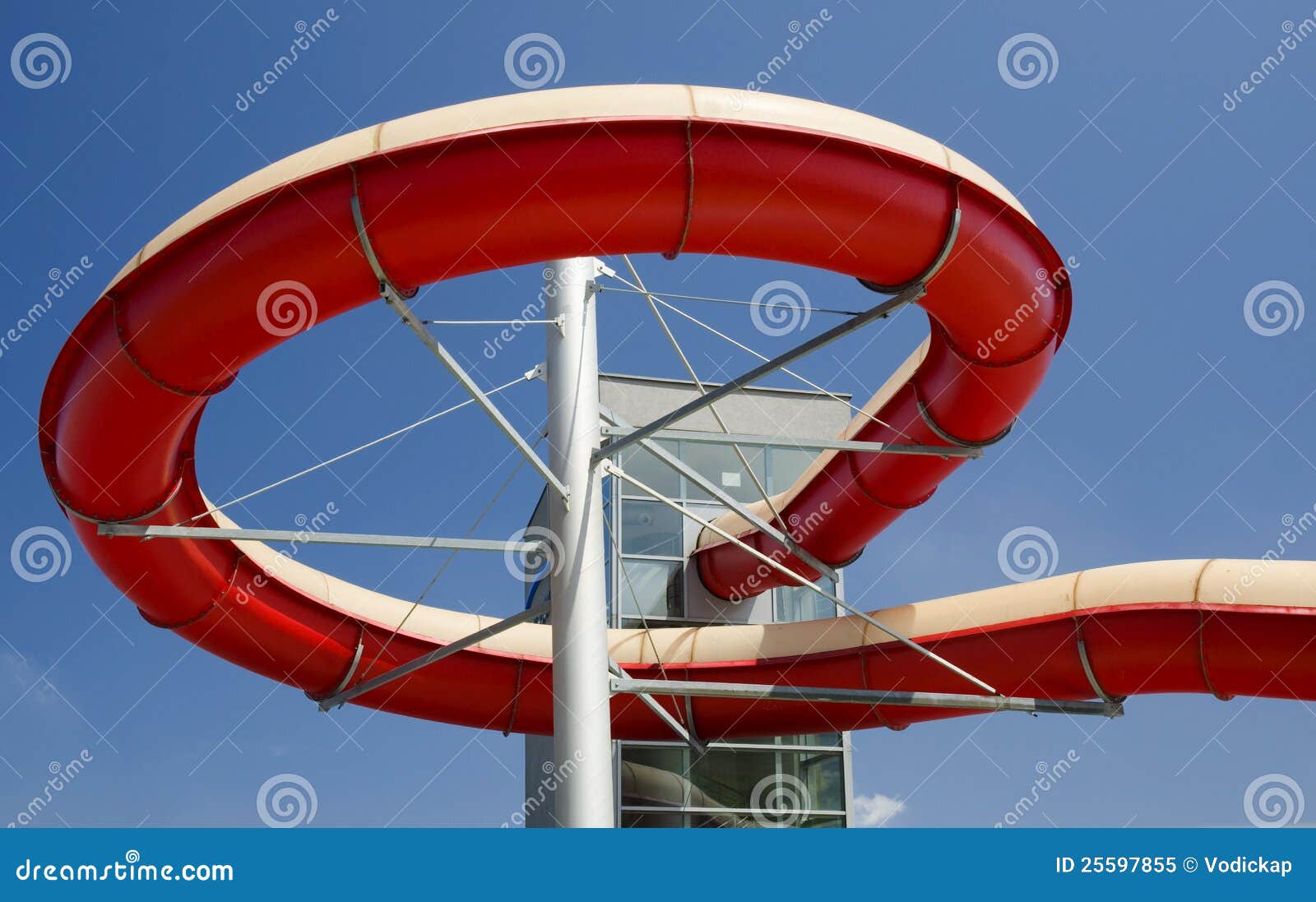 Water slide stock image. Image of blue, circle, engineering - 25597855