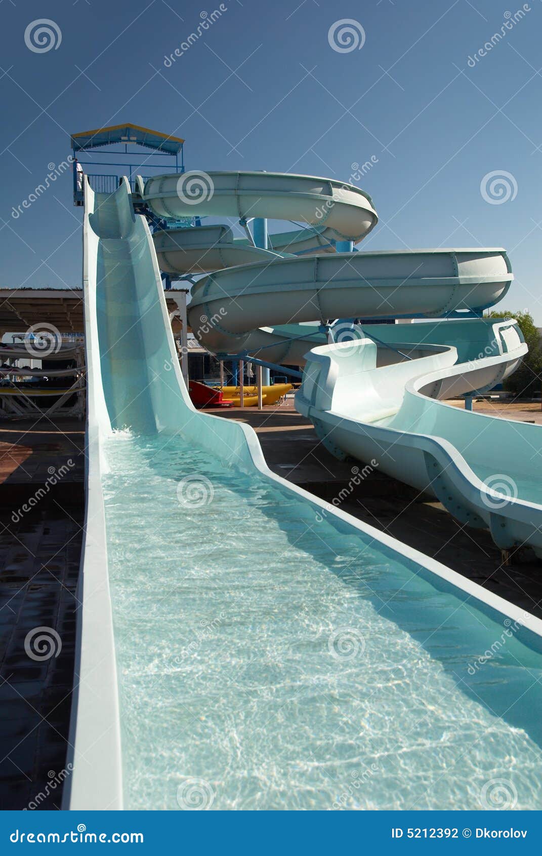 Water slide stock photo. Image of activity, park, leisure - 5212392