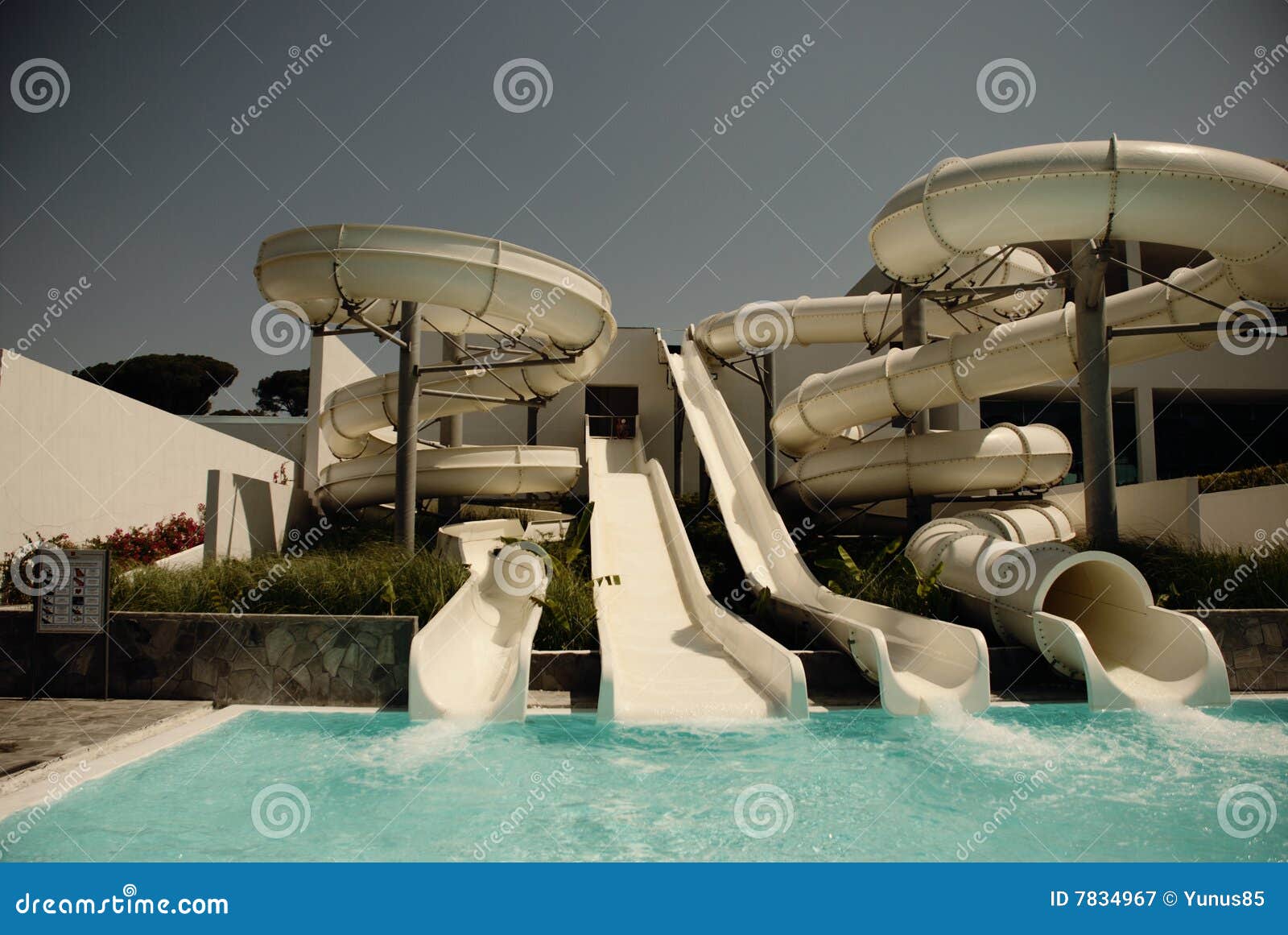 Water Slide stock image. Image of tourist, vacation, summer - 7834967