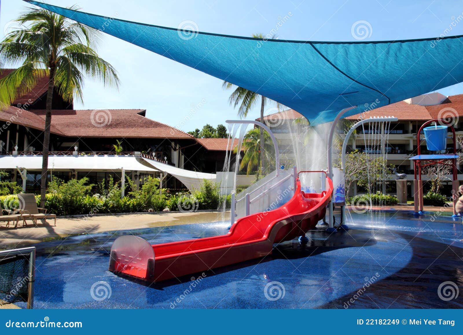Water Slide at Resort stock image. Image of slide, resort - 22182249