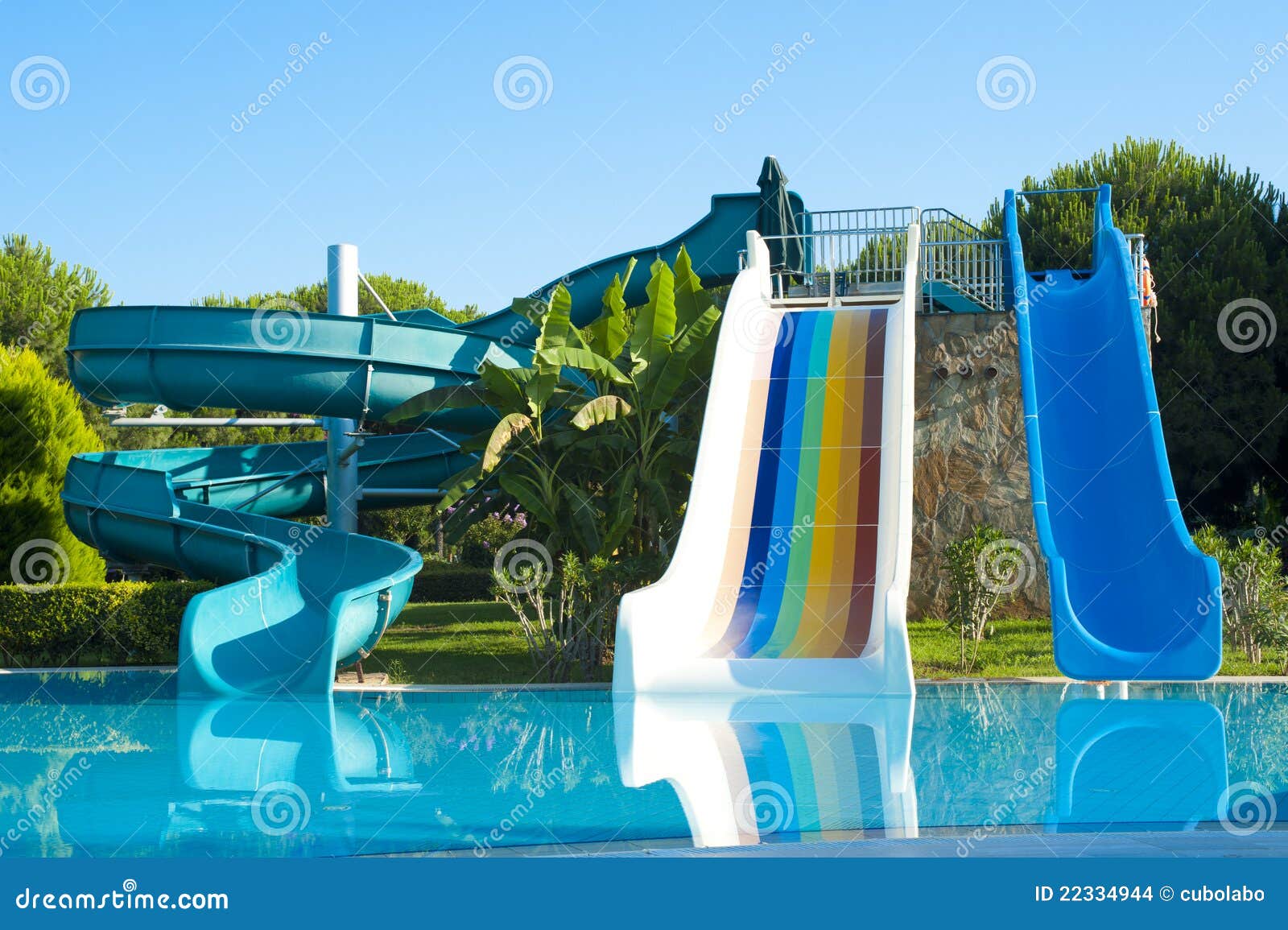 Water Slides Royalty-Free Stock Image | CartoonDealer.com #1004860