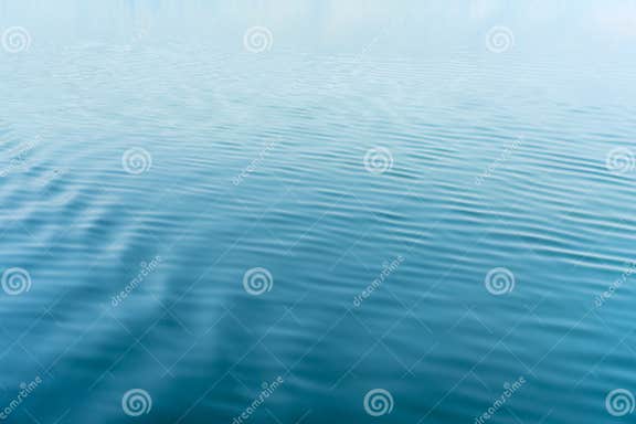 Water with Small Waves of Blue Stock Image - Image of smooth, shine ...