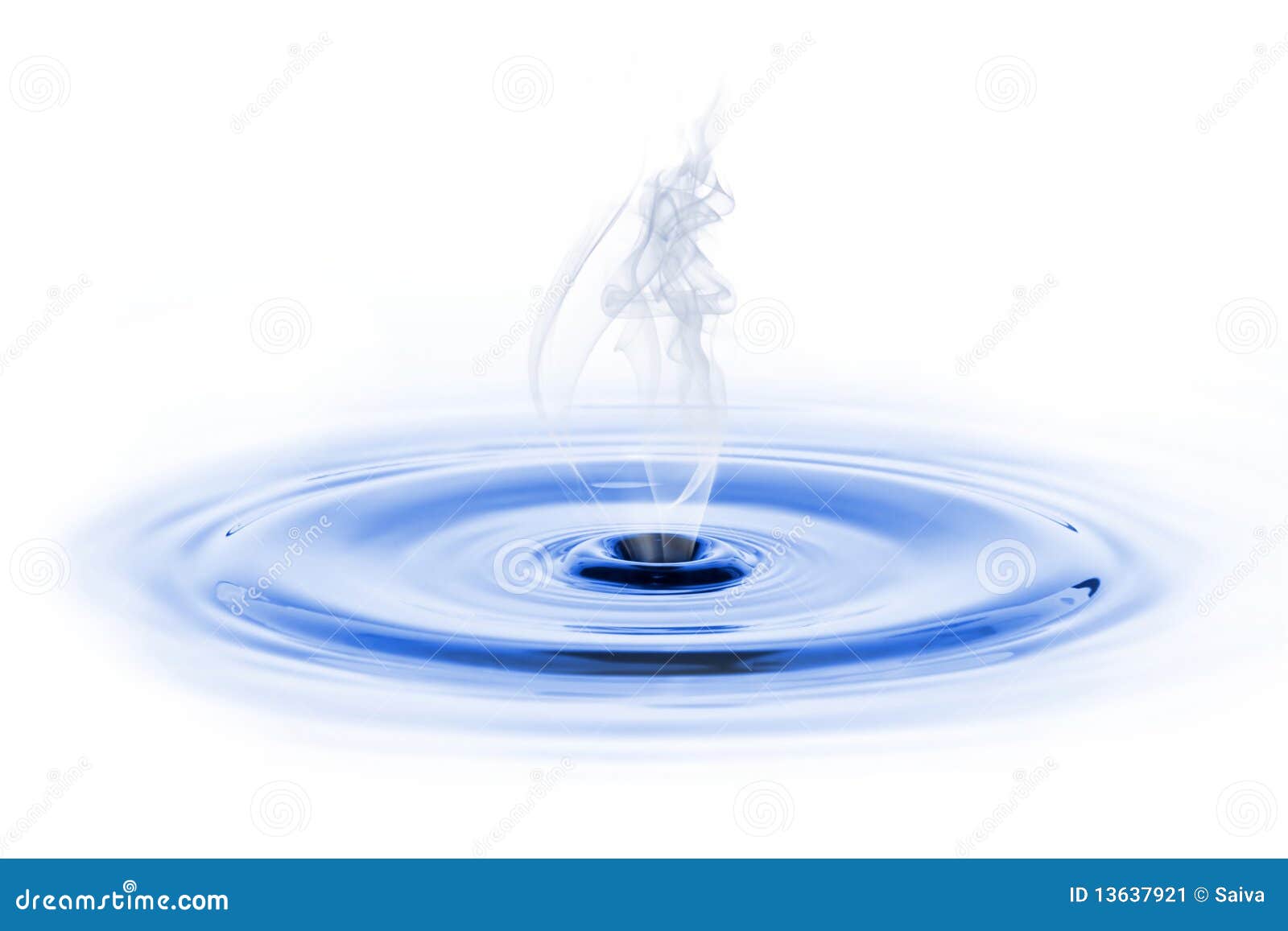 Water and smoke stock image. Image of blue, liquid, curve - 13637921