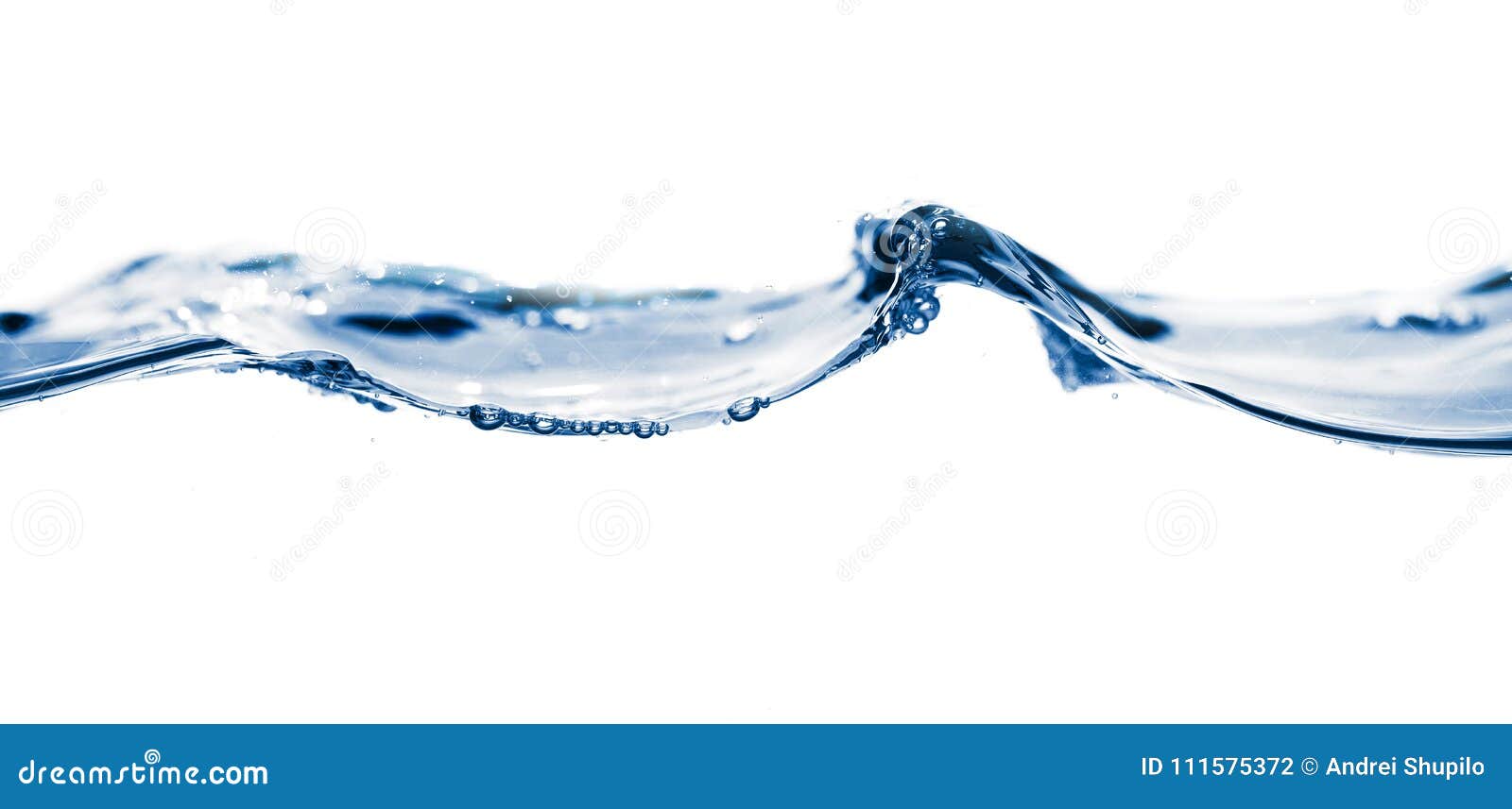 Water Smooth with Waves on the Isolated on White Background Stock Photo ...