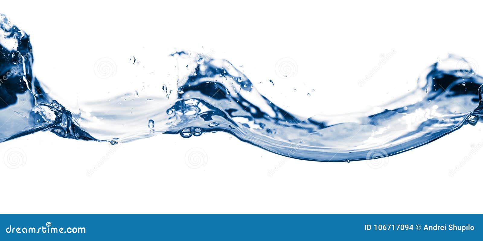 Water Smooth with Waves on the Isolated on White Background Stock Photo ...