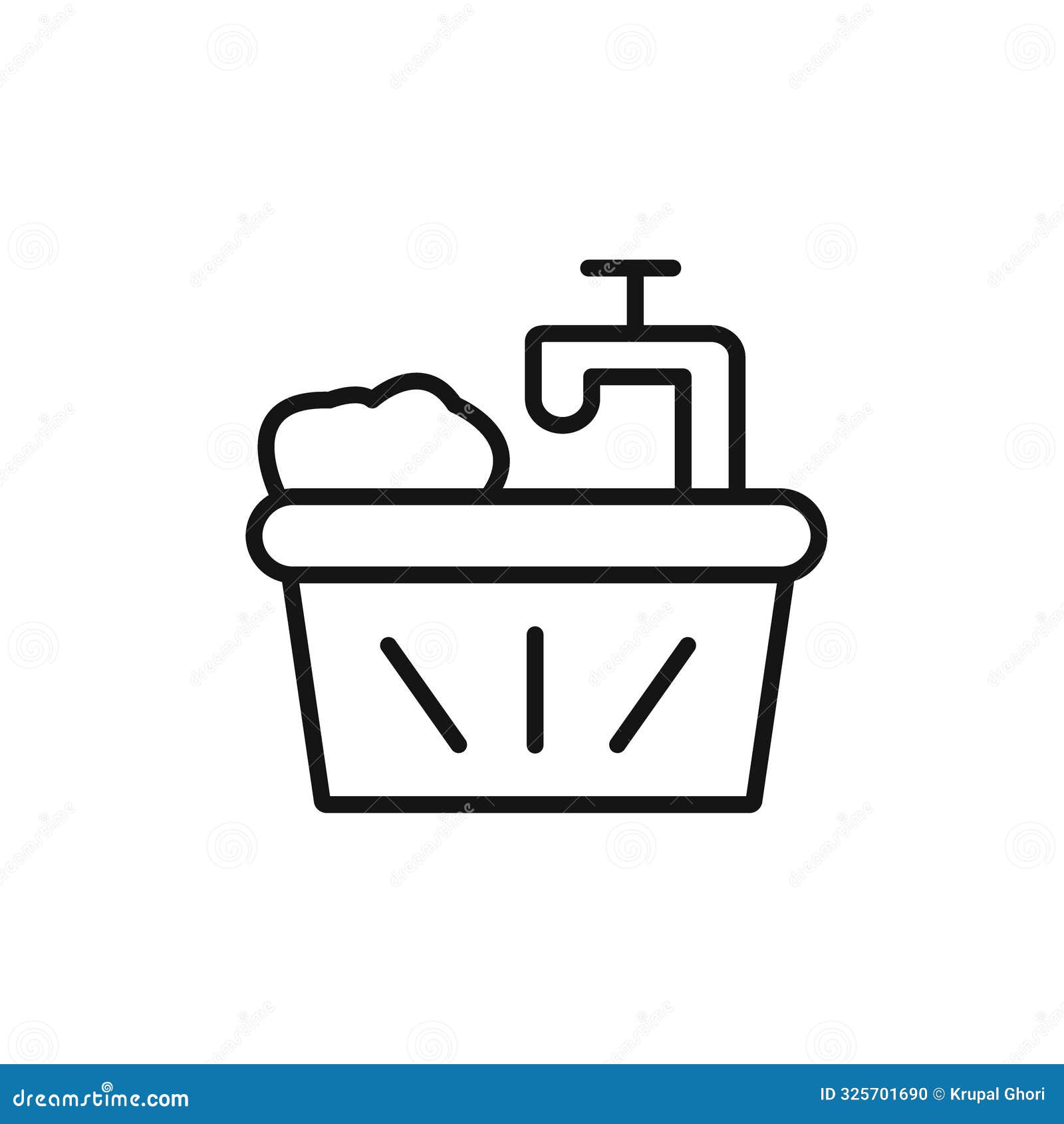 Water Soak Icon Vector Set Collection for Web Stock Illustration ...