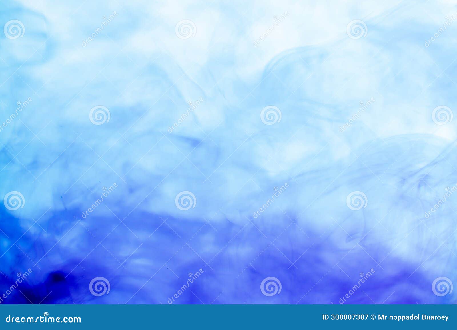 Water Soluble Blue Photograph There are Patterns Created by the Flow of ...