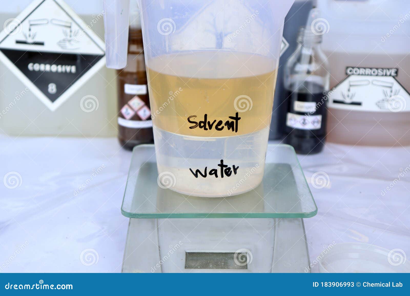 Water and solvent stock image. Image of flame, research - 183906993