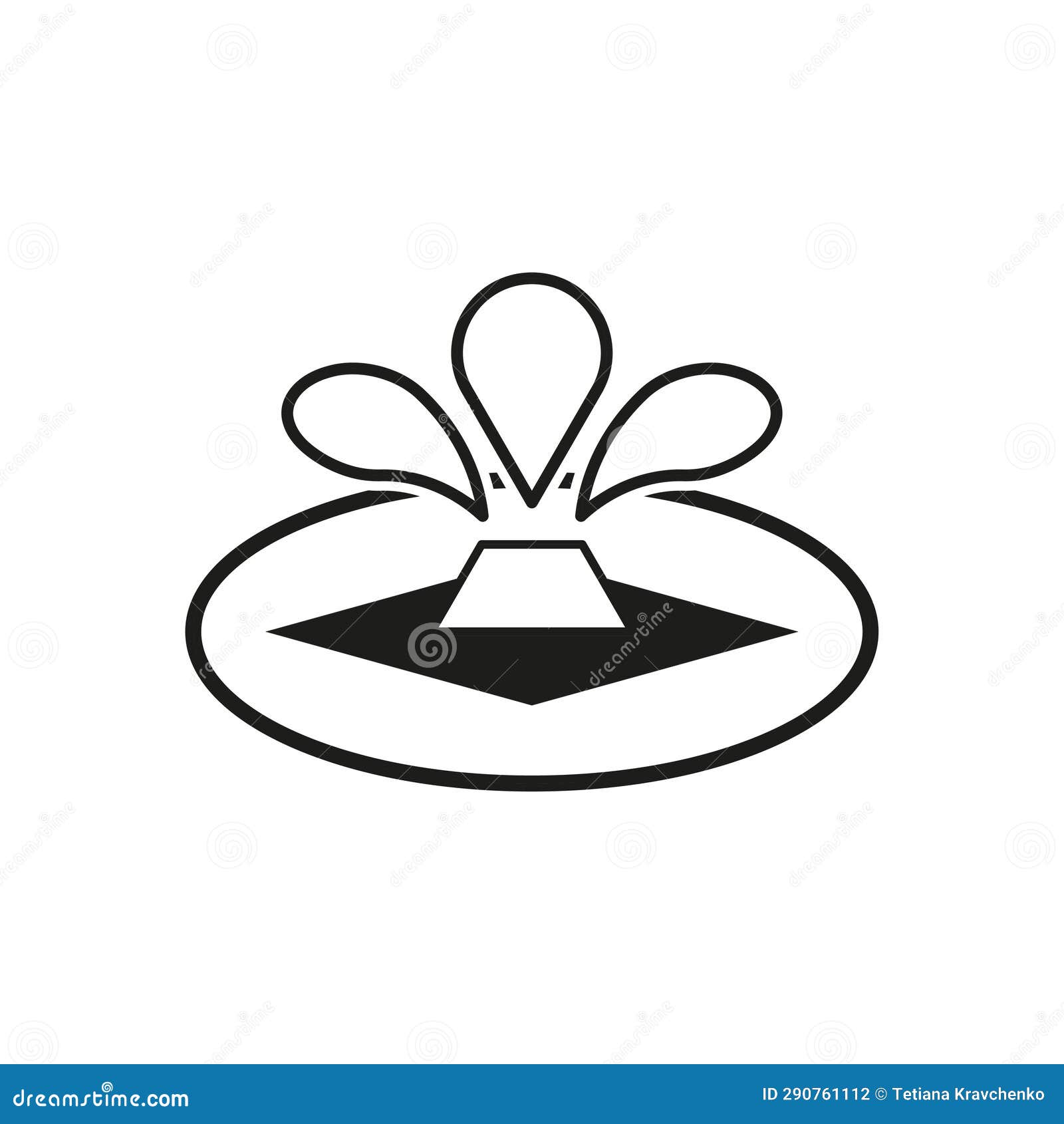 Water Source Icon. Vector Illustration. EPS 10 Stock Vector ...