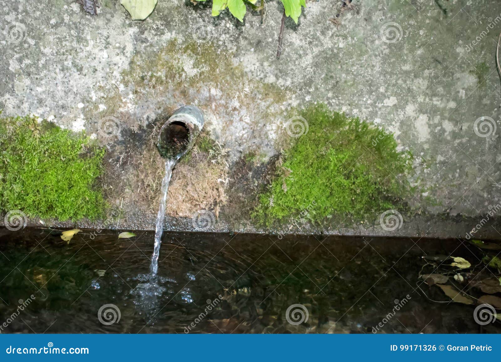 Water Source in the Mountain Stock Photo - Image of drink, human: 99171326