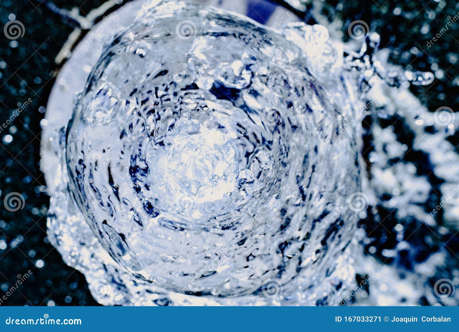 A Water Source In The Masonry Overgrown With Green Moss Stock Photo ...