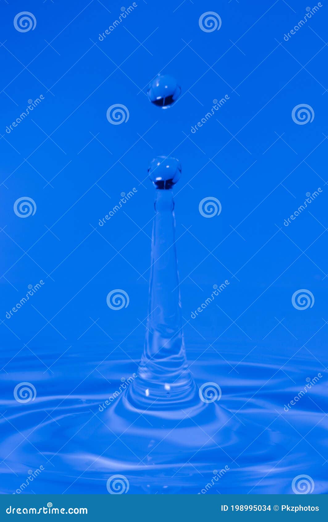 Water Spike stock photo. Image of drop, formed, united - 198995034