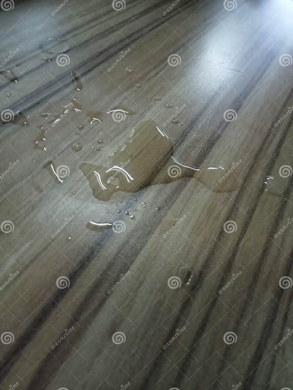 Water spill stock image. Image of clear, spill, table - 308566705