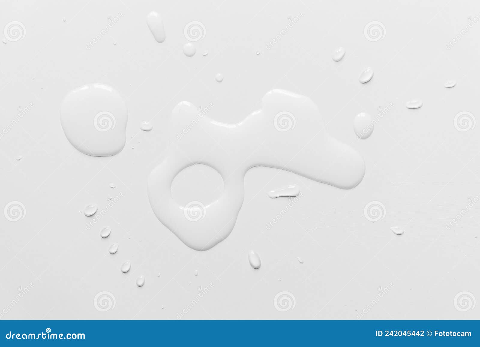 .Water Spilled on a White Table - Image Stock Photo - Image of flowing ...