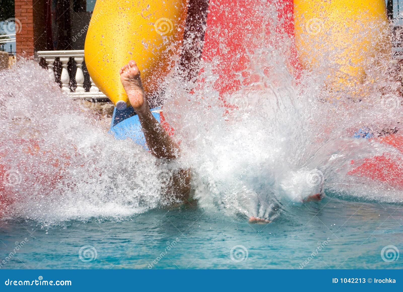 Water splash stock image. Image of island, palm, sunrise - 1042213