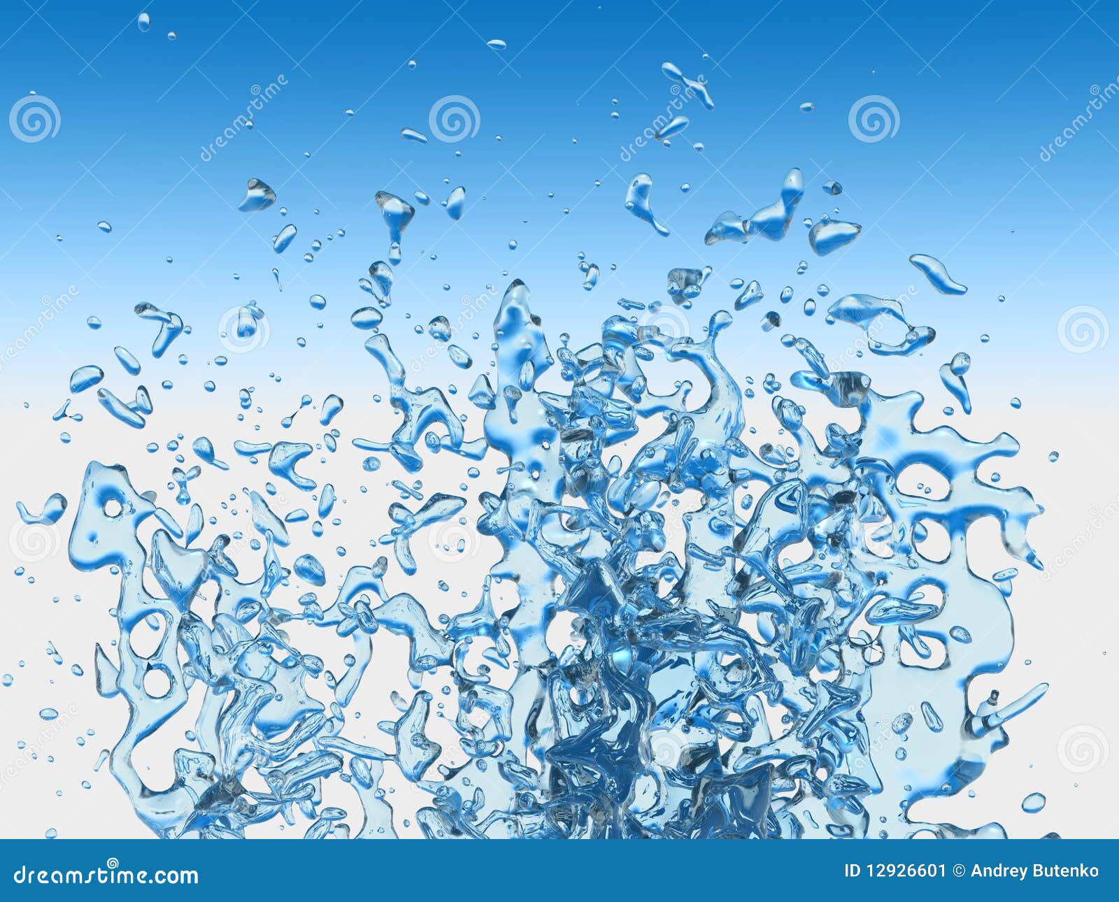 Water splash stock illustration. Illustration of splash - 12926601