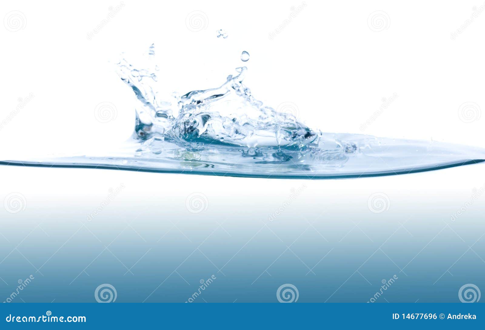 Water splash stock photo. Image of impact, flowing, horizontal - 14677696