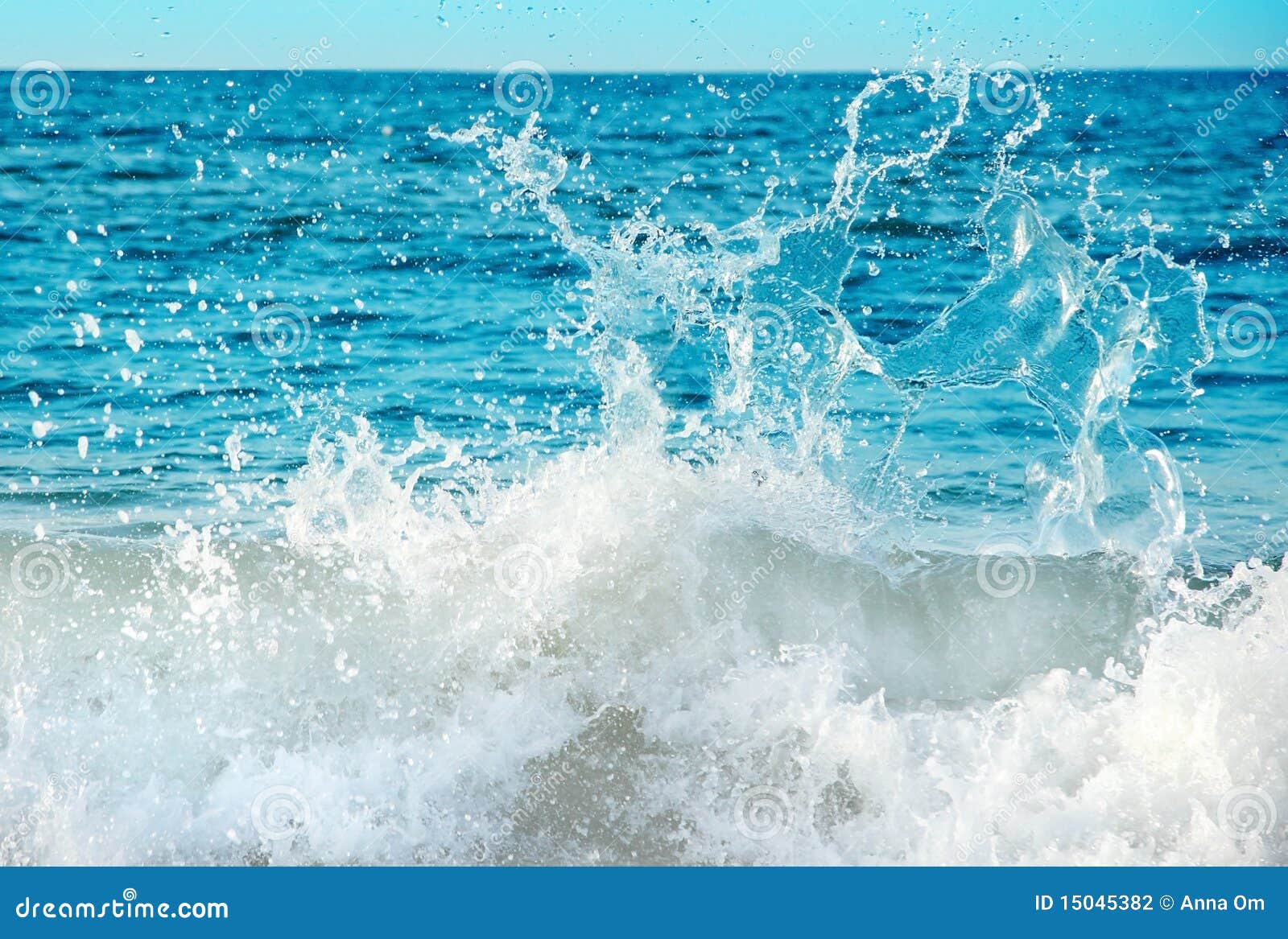 Water splash stock photo. Image of crash, action, beach - 15045382