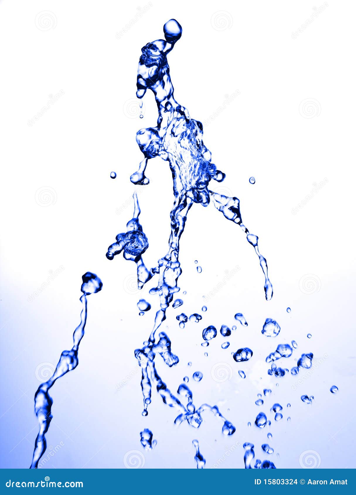 Water splash stock photo. Image of flowing, isolated - 15803324