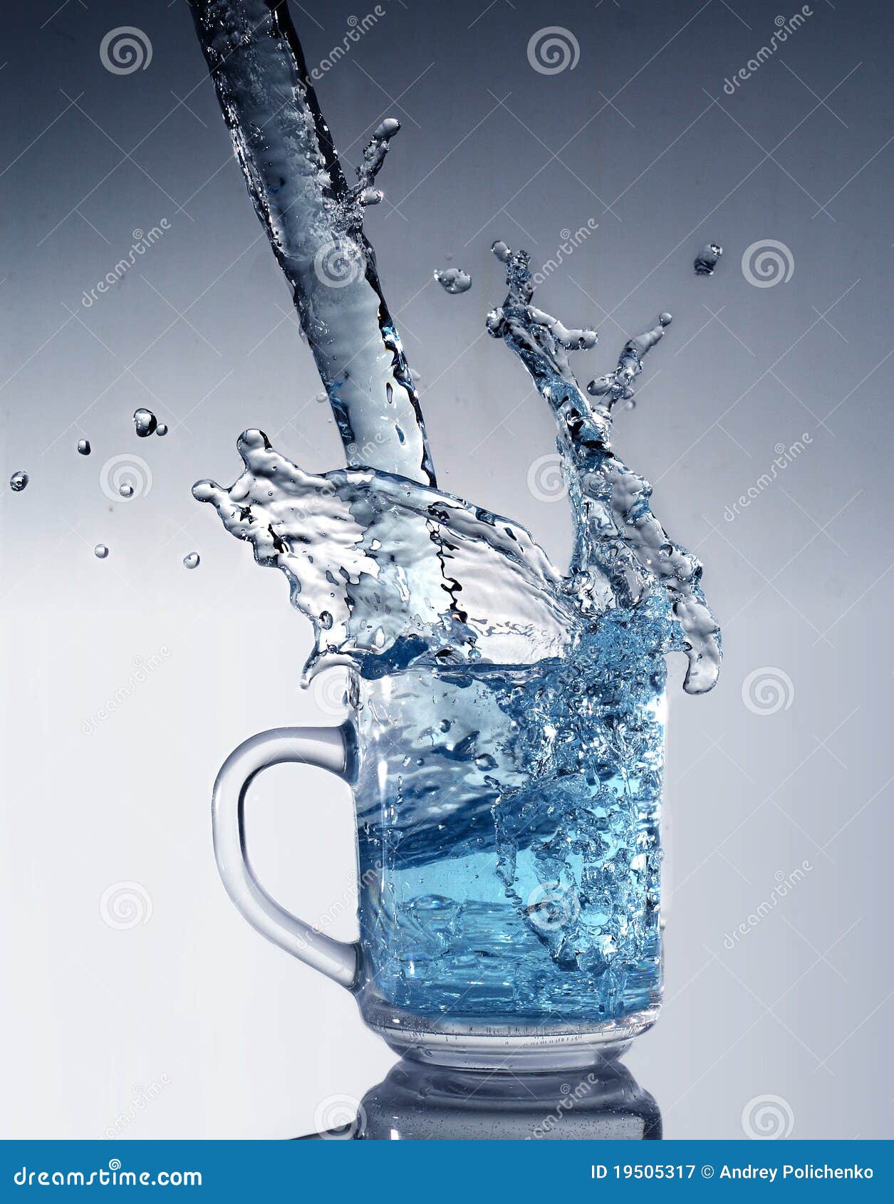 Water splash stock image. Image of glass, fountain, drop - 19505317