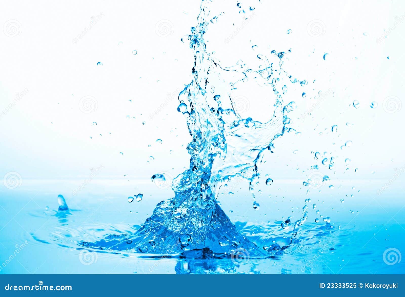 Water splash. stock image. Image of inside, droplets - 23333525
